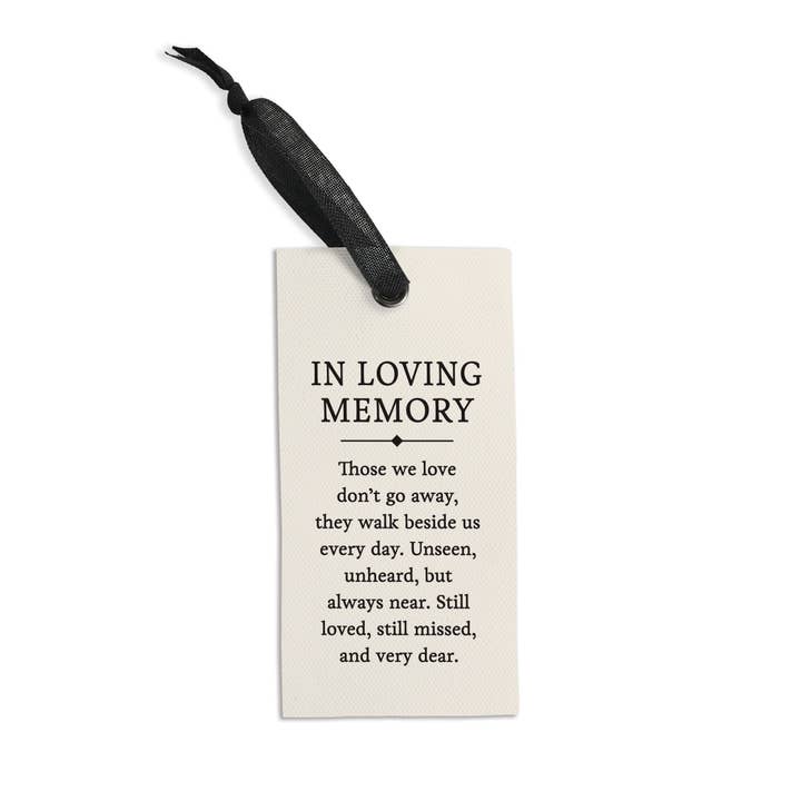 In Loving Memory Linen Tag – Howell's Mercantile