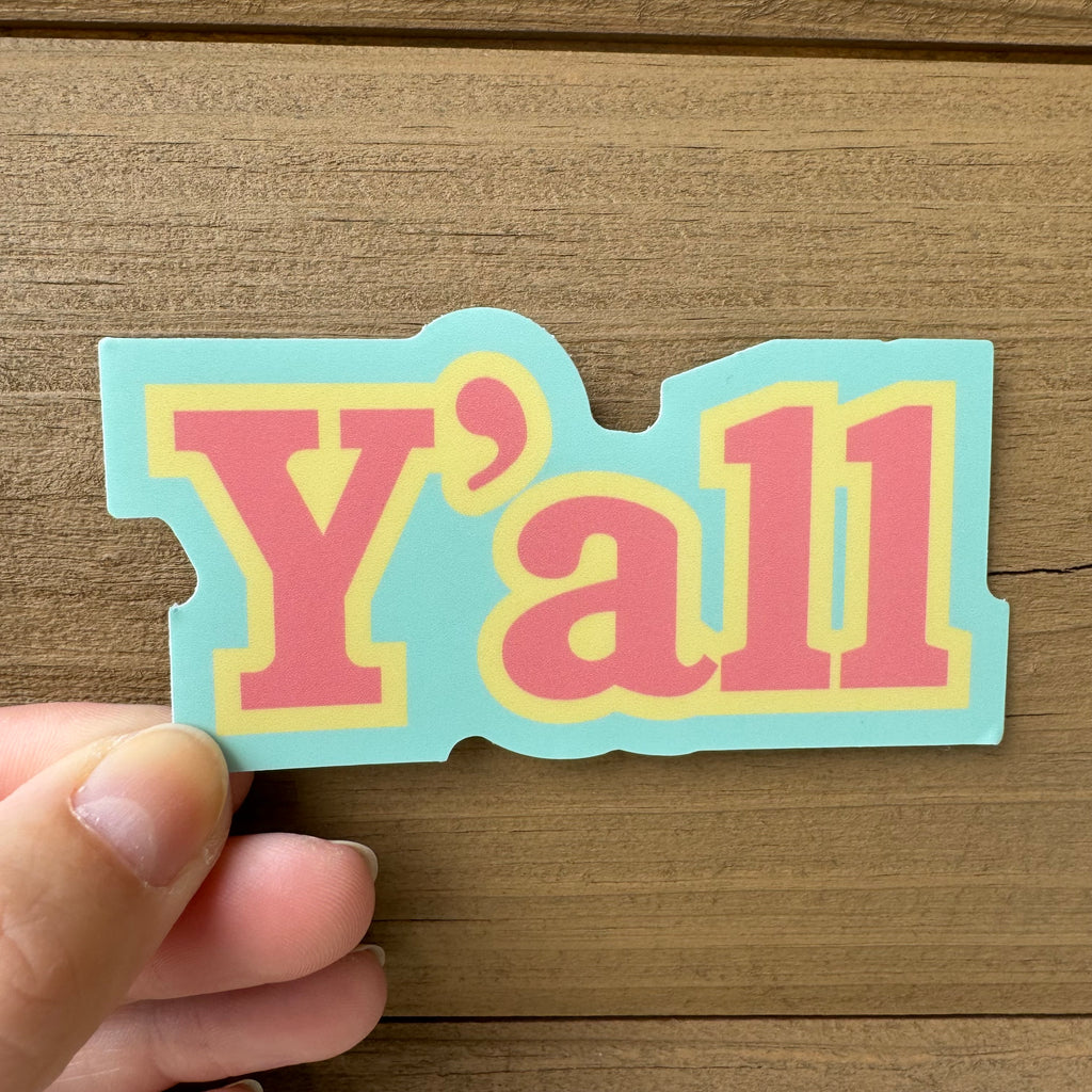 Pastel Y'all Sticker – Howell's Mercantile