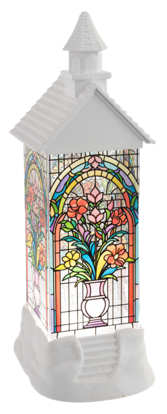 LED Light Up Stained Glass Church Shimmer Figurine – Howell's Mercantile