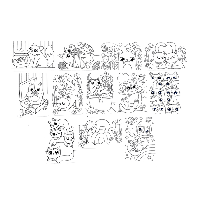 Undercover Art Hidden Pattern Coloring Activity Art Cards - Smitten Ki ...