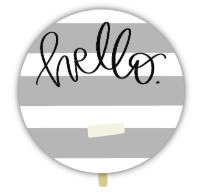 Hello Interchangeable Topper – Howell's Mercantile