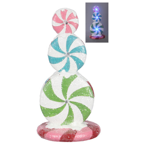 Resin Peppermint Candy with LED Lights – Howell's Mercantile